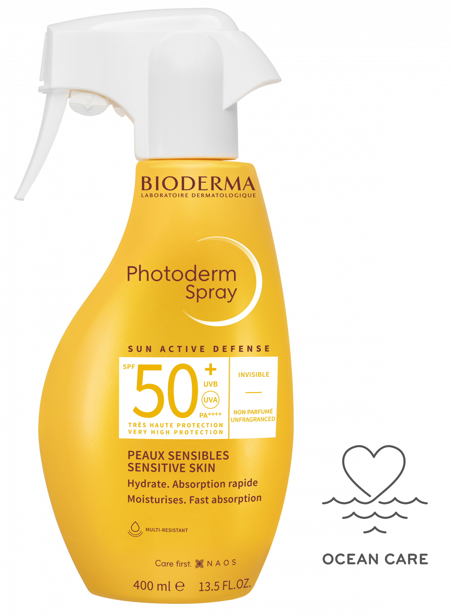 Photoderm Spray SPF50+ | Very high protection moisturising invisible spray.