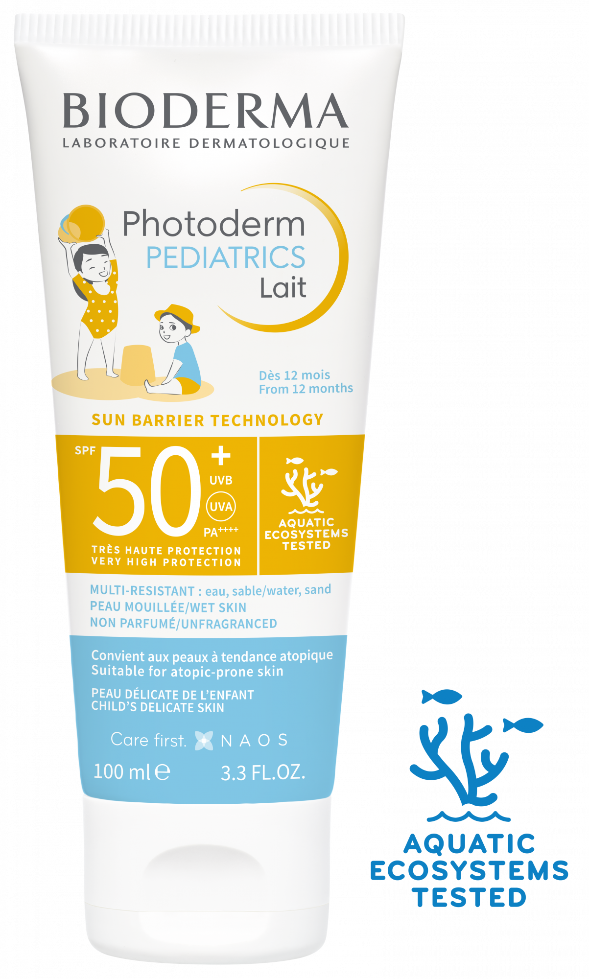 Photoderm PEDIATRICS Milk SPF50 + | High sun protection and multi ...